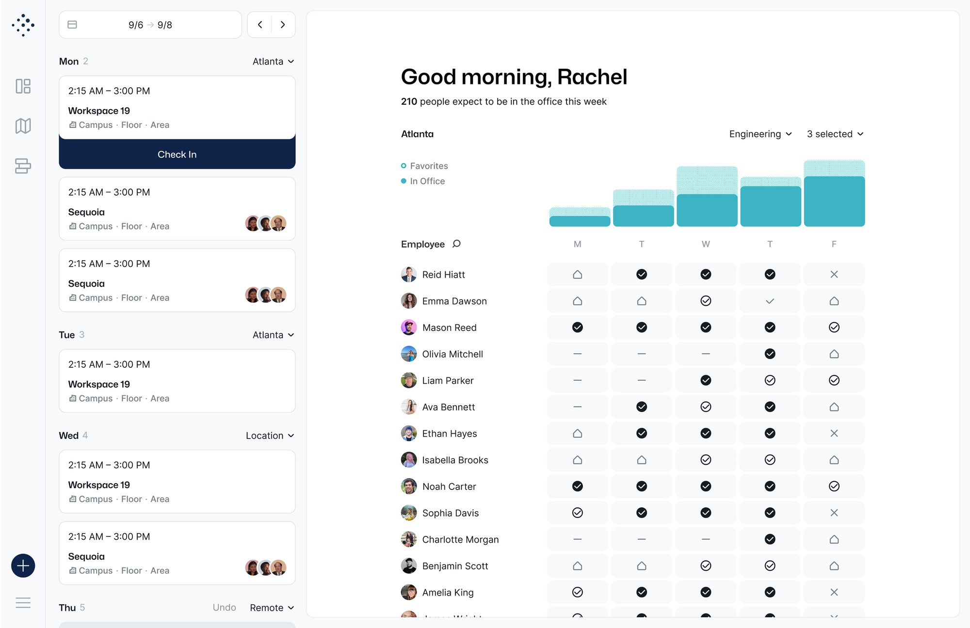 Hybrid Workplace Management | Desk & Room Booking | Tactic