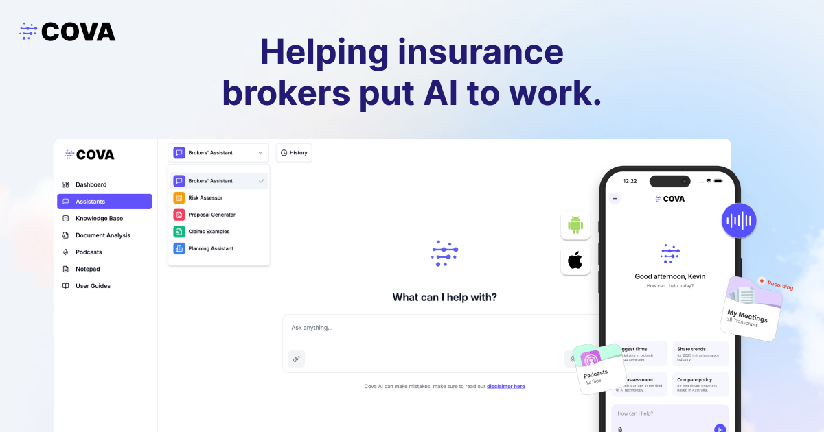 Cova - Helping Insurance Brokers put AI to Work