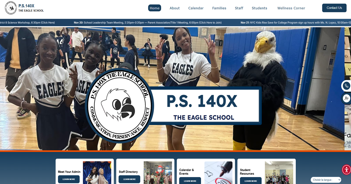 P.S. X140 The Eagle School | Bronx Public Elementary School