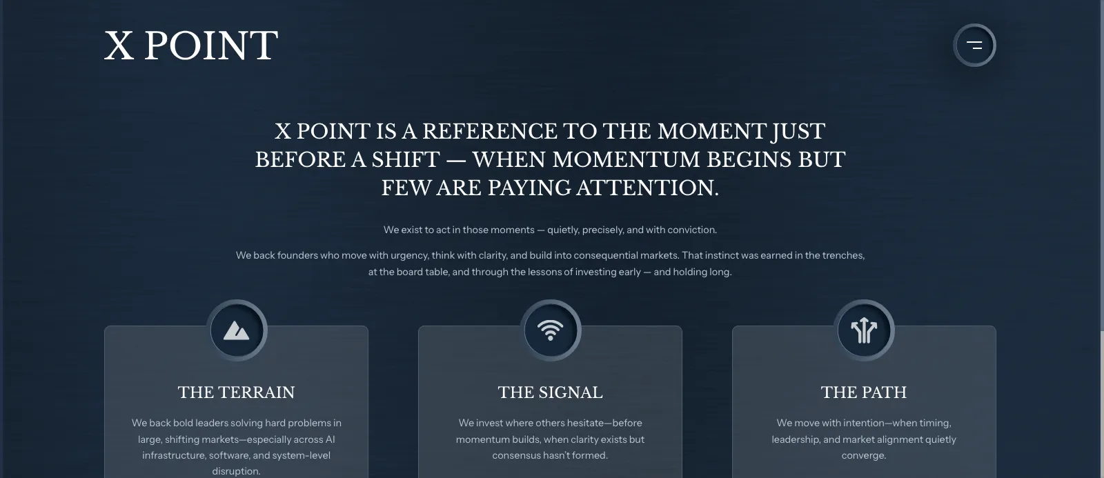 Philosophy | X Point