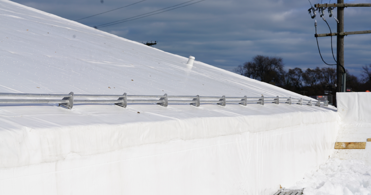 Anchor Products | 2-Pipe Snow Fence