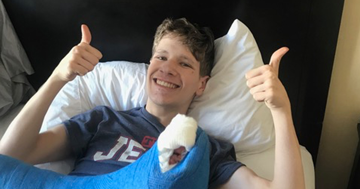 Teen Back on His Feet After Charcot-Marie-Tooth Disease Surgery ...