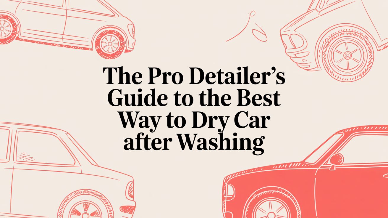 The Pro Detailer's Guide to the Best Way to Dry a Car After Washing - The Mobile Buff
