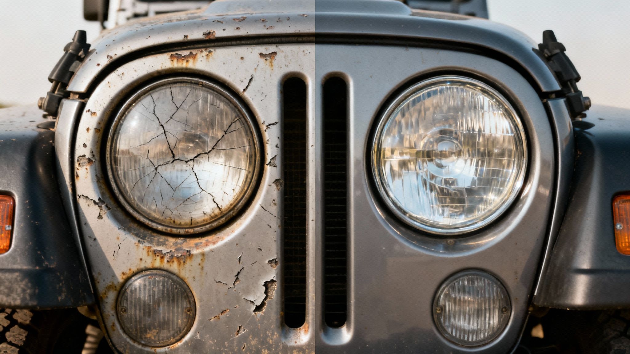 Top Results: Headlight Restoration Before and After - The Mobile Buff