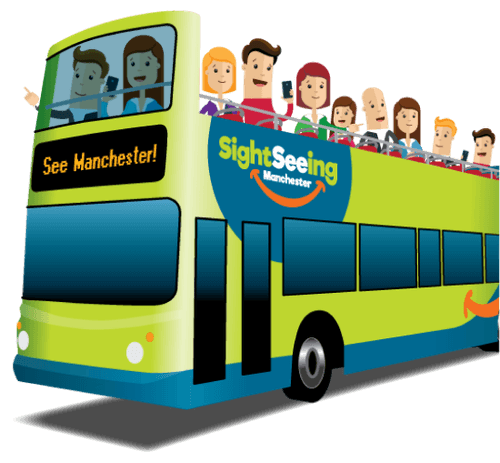 Hop On, Hop Off Open Top Bus Tour Manchester | Sightseeing Manchester