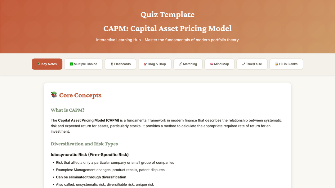 Customizable and Edible Free Quiz Template | Kuse