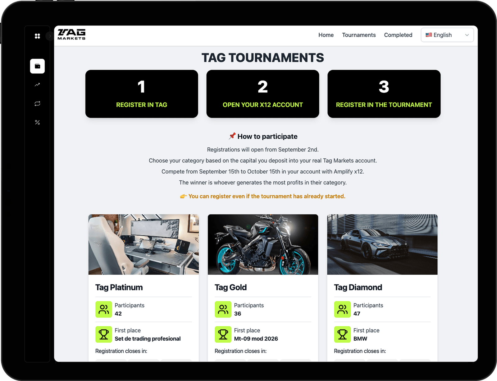 Regulated FX & CFD Broker | Tag Markets