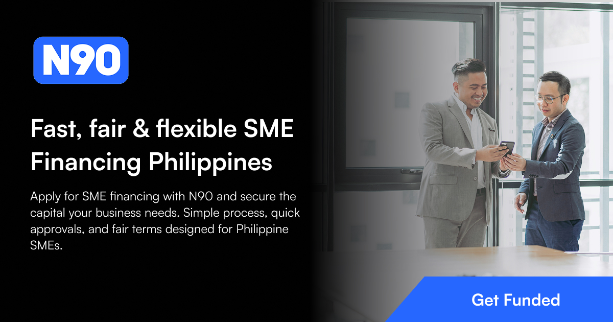 Get Funded with N90 | Fast SME Financing Philippines