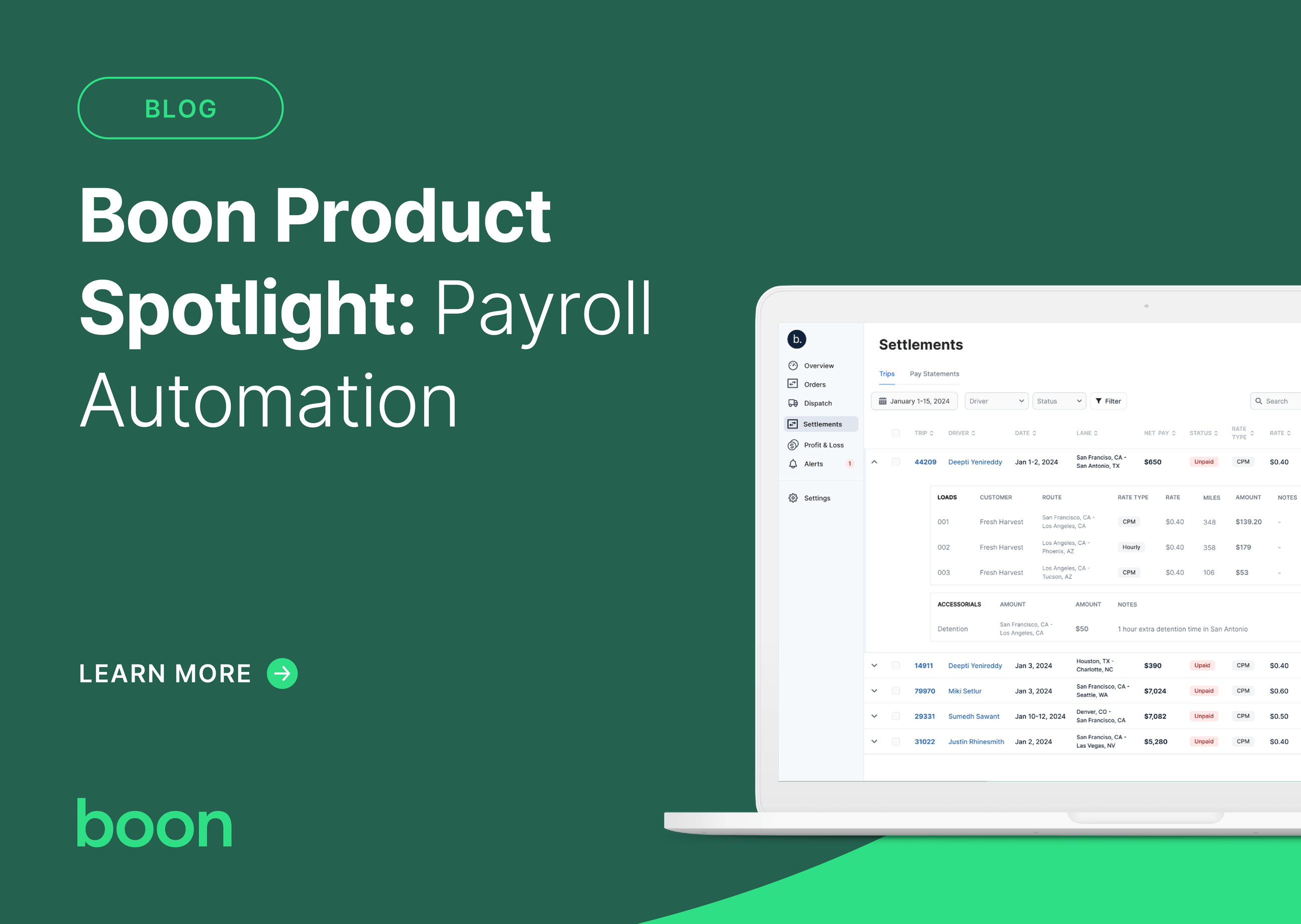 Boon Product Spotlight: Payroll Automation