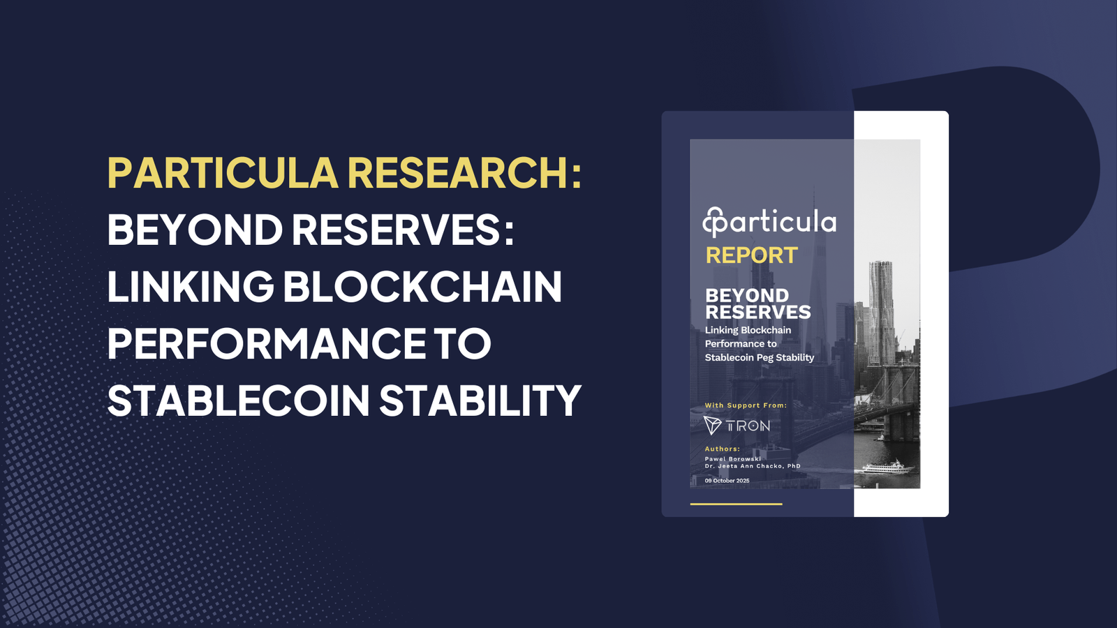 Stablecoins - Linking Blockchain Performance to Stablecoin Stability ...