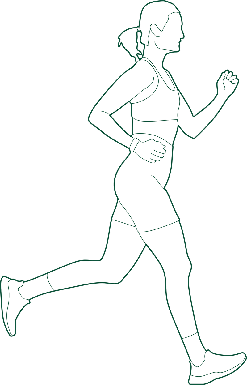 Female Runner | Archibox People CAD Blocks