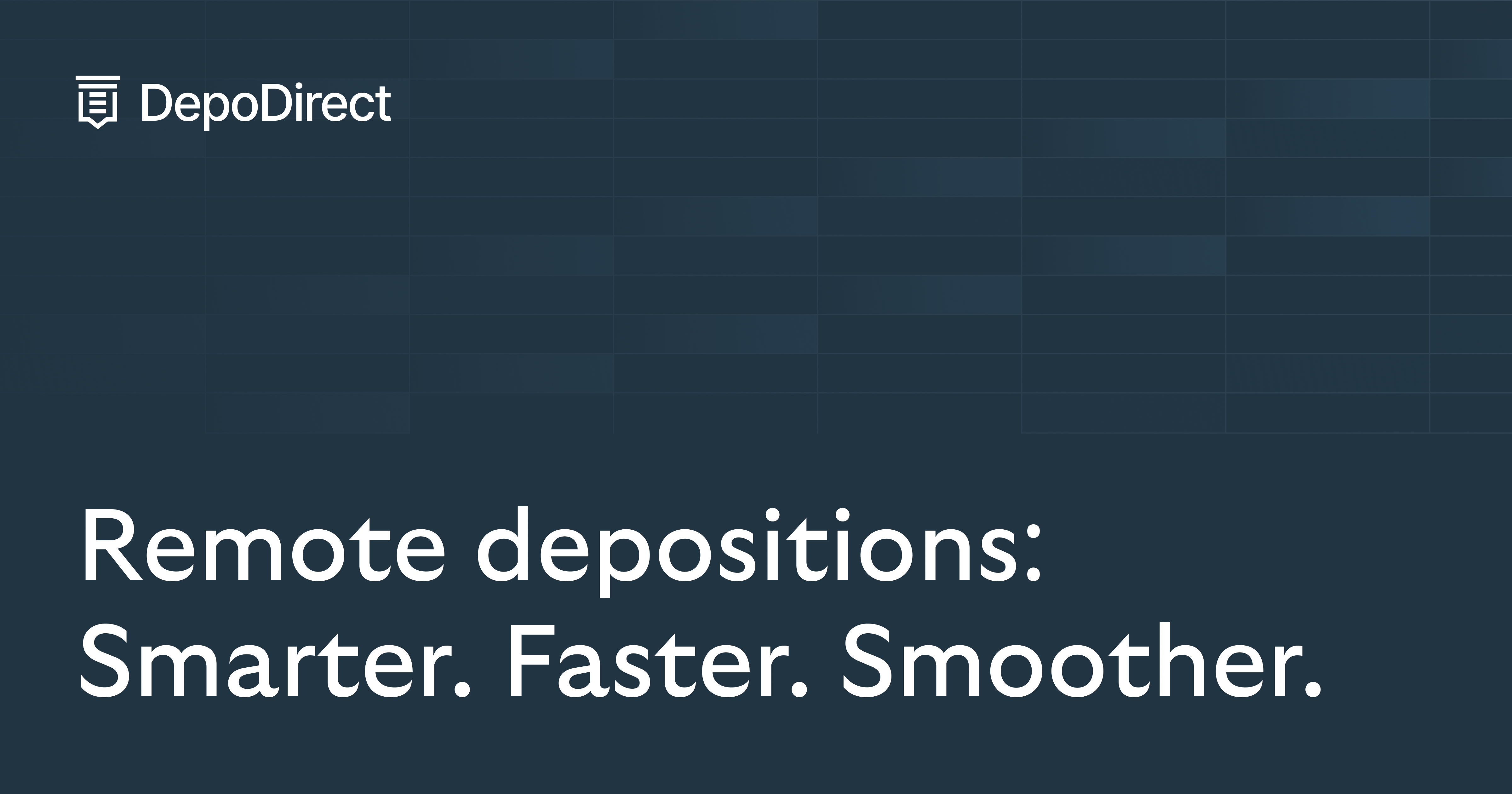 DepoDirect | Virtual depositions