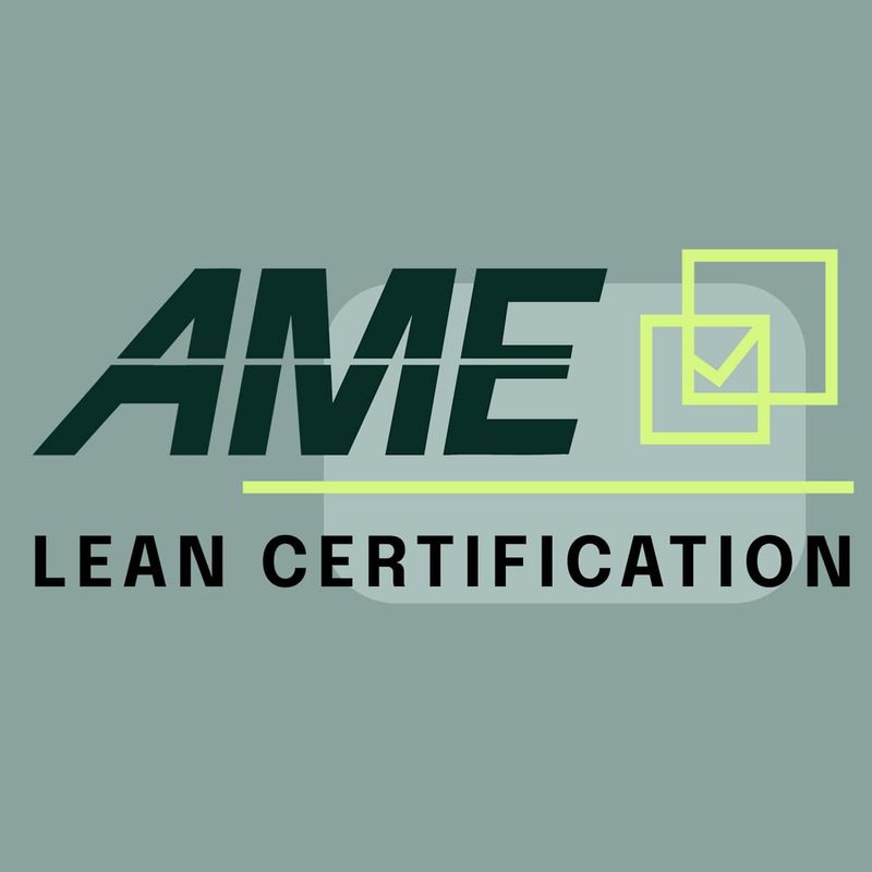AME Lean Certification | Yellow, Green & Black Belt Training