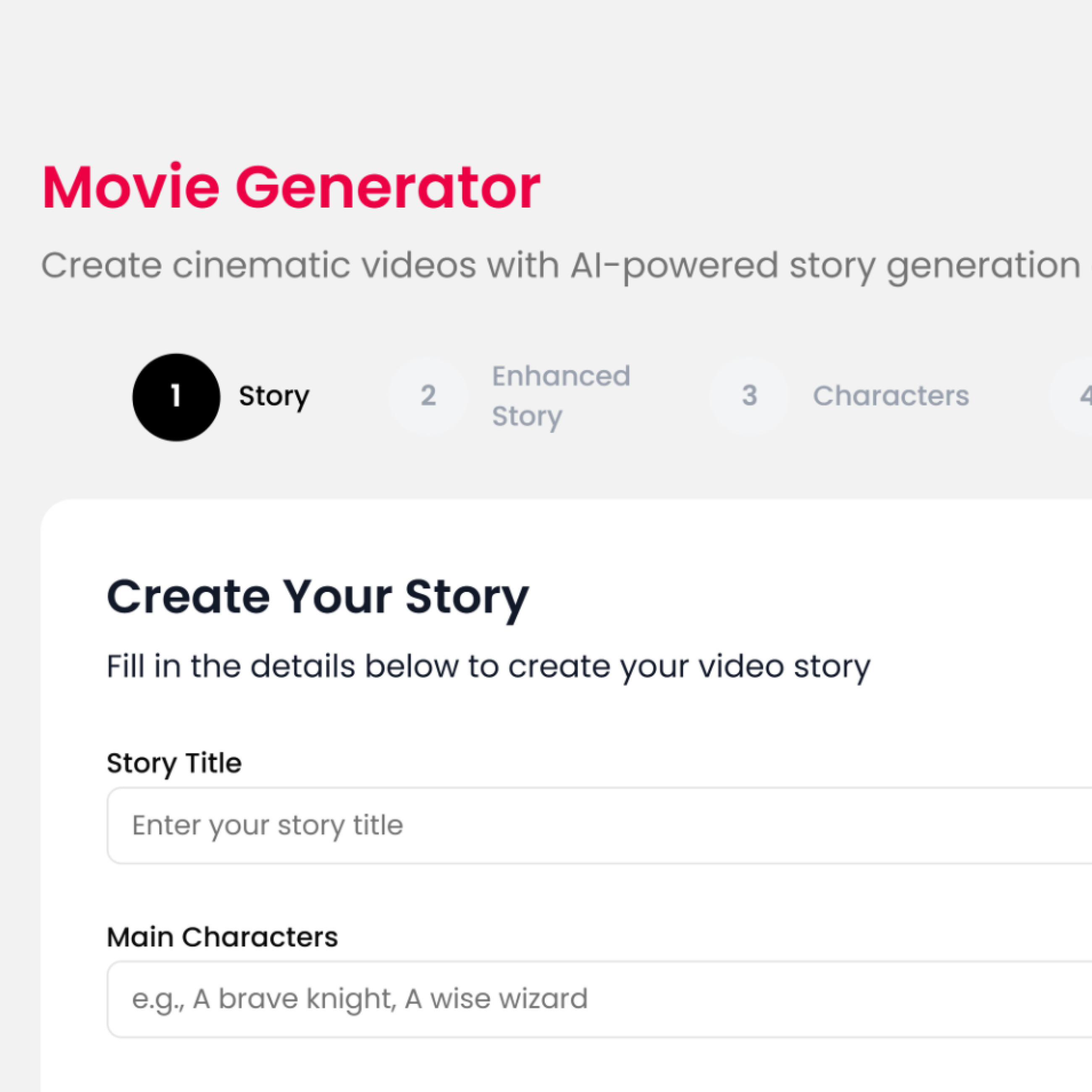 Movie Generator