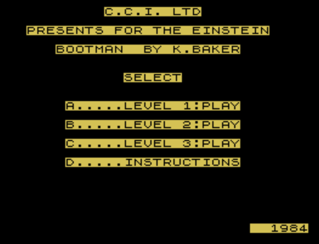 Tatung Einstein Disk Images – Software, OS, and Games Archive