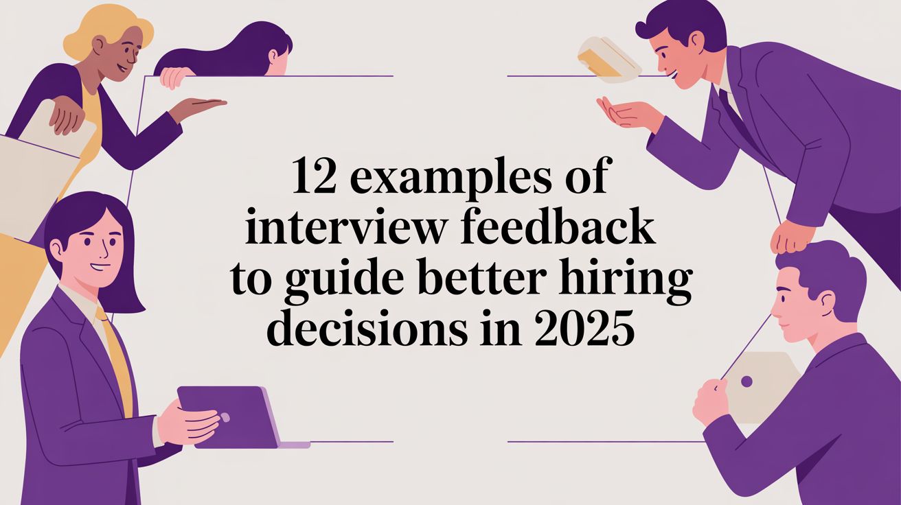12 Interview Feedback Examples for 2026 | Juicebox
