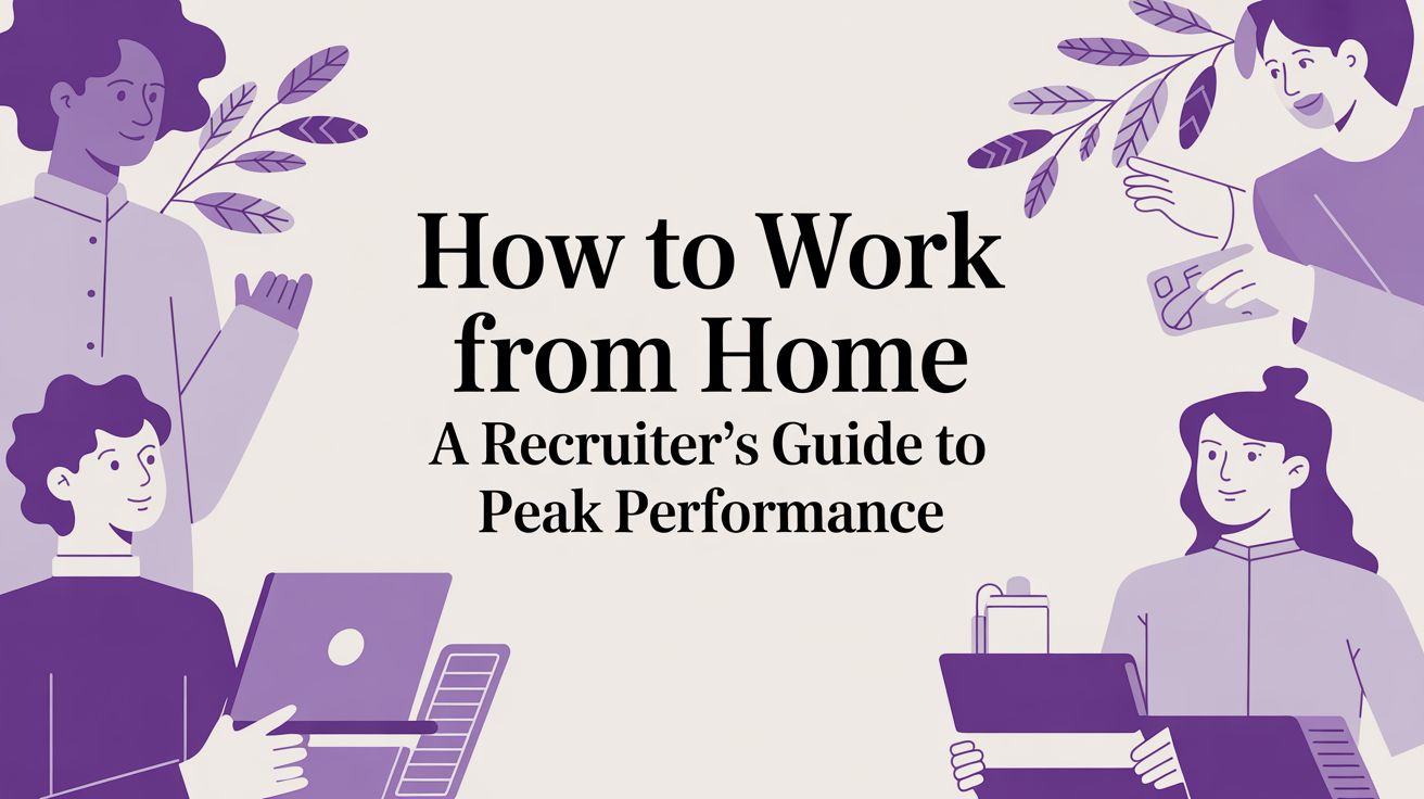 How to Work From Home as a Recruiter (Remote OS Guide)