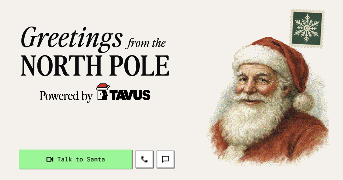 AI Bad Santa by Tavus: Talk to Bad Santa