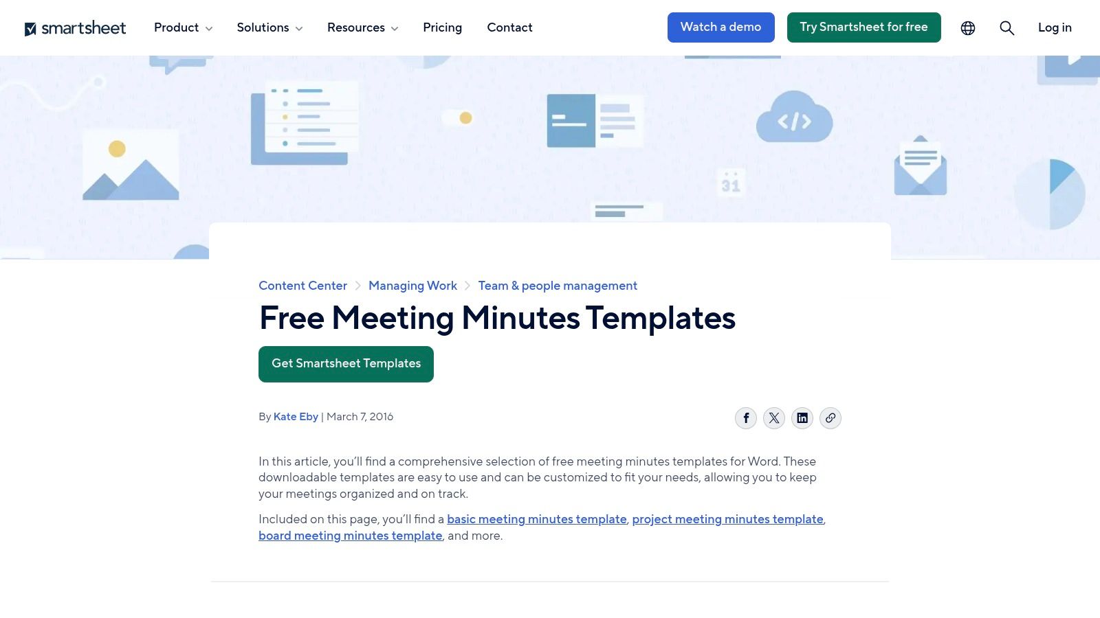7 Best Minutes Example Templates to Streamline Your Meetings