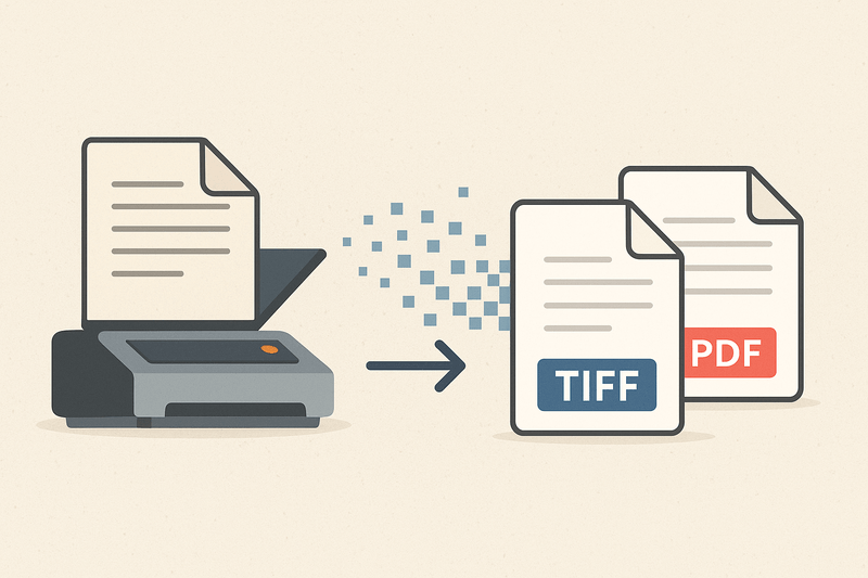 TIFF vs PDF: Which Format Is Right for Your Document Scanning Project?