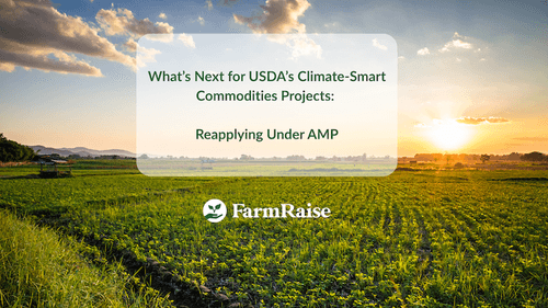 USDA AMP Program: How to Amend Your Climate-Smart Commodities Project