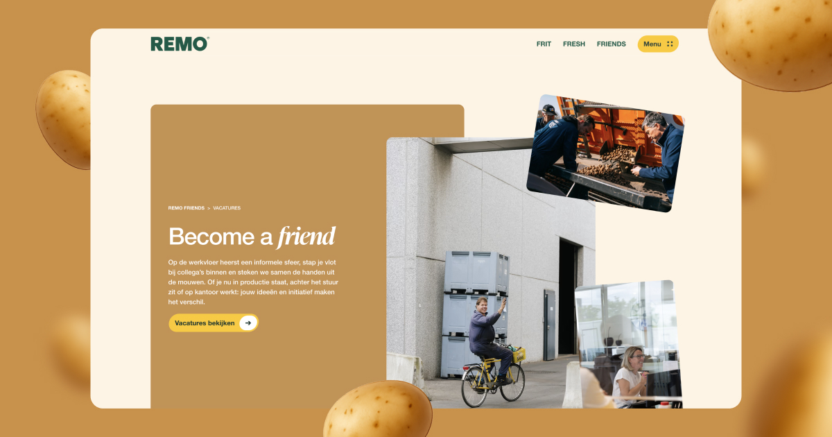 Vacatures bij Remo Frit | Word een Remo Friend en maak het verschil