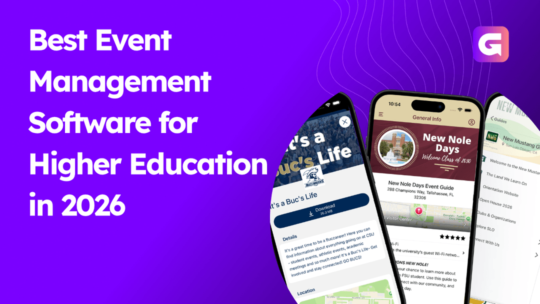 Best Event Management Software for Higher Education (2026) | Guidebook