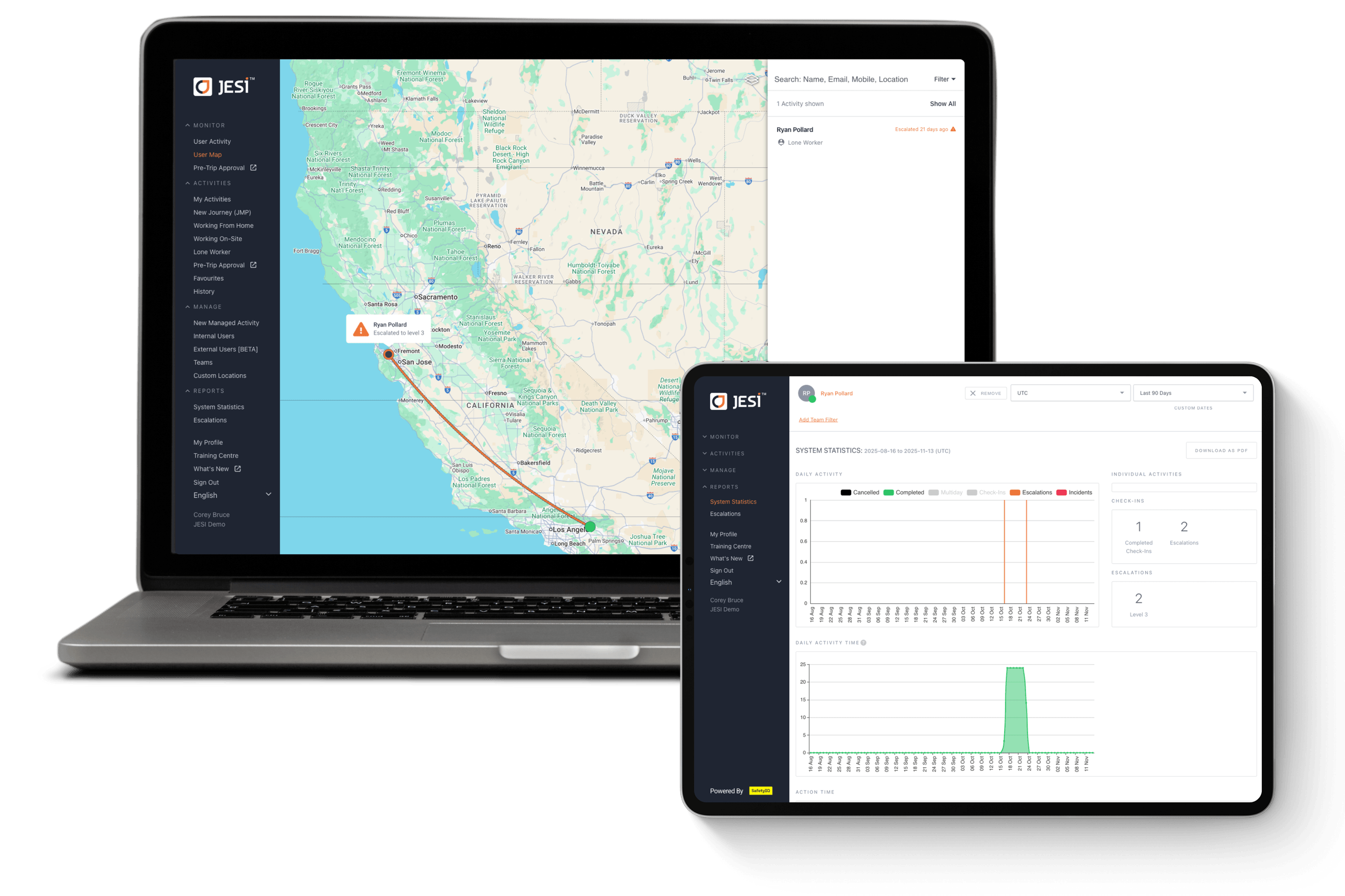 Journey Management Software - SafetyIQ