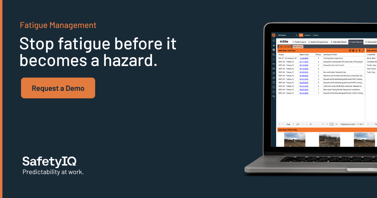 Best Fatigue Management Software Apps - SafetyIQ