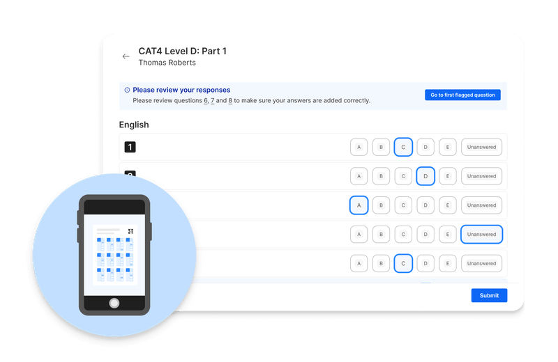 CAT4 Practice Tests | Online CAT4 Test Preparation | Atom