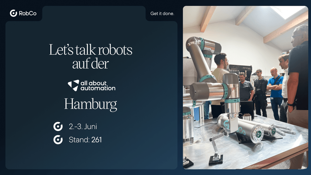 RobCo | Treffen Sie uns auf der all about automation Hamburg 2026