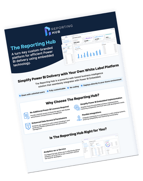Reporting Hub Datasheet