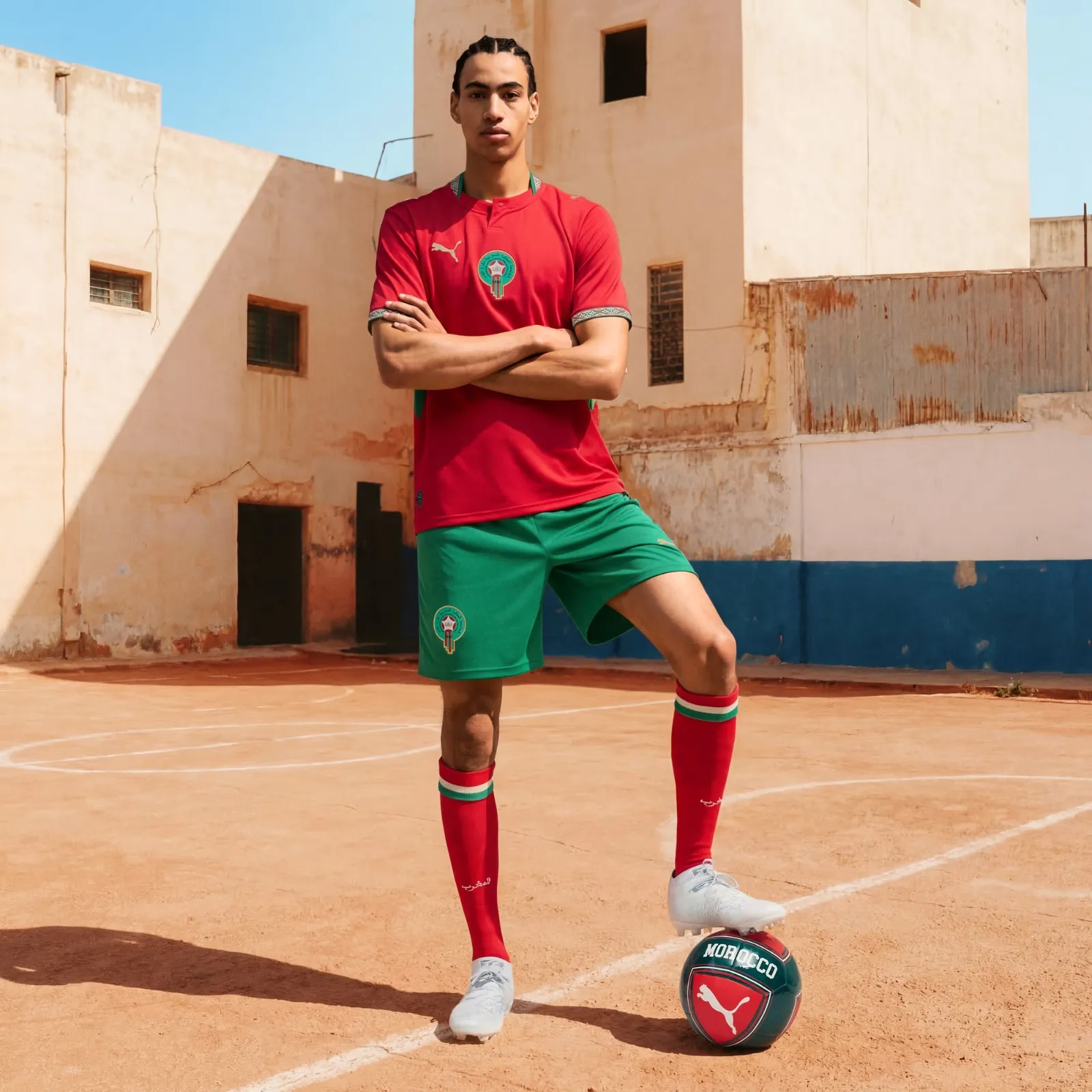 Morocco 2026 World Cup Home & Away Shirts | FootyLogos