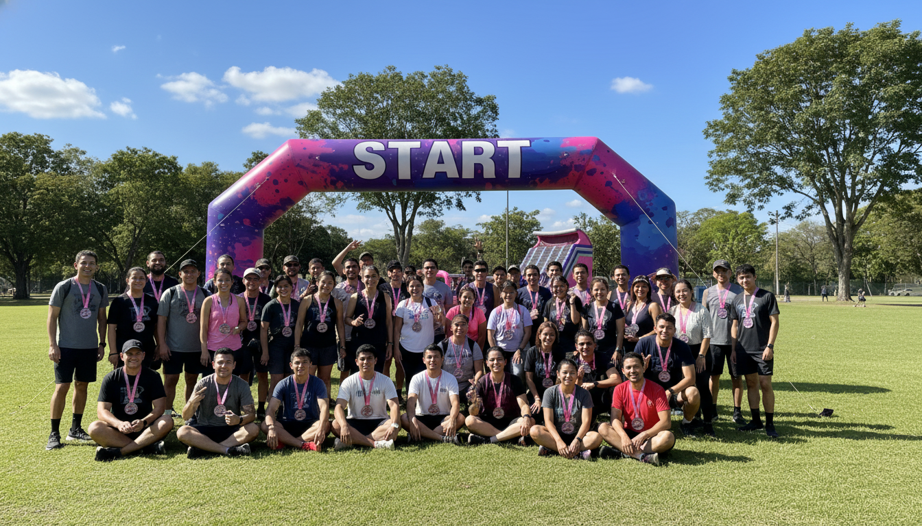 The Ninja Run - Epic 5km Inflatable Obstacle Run - New Zealand
