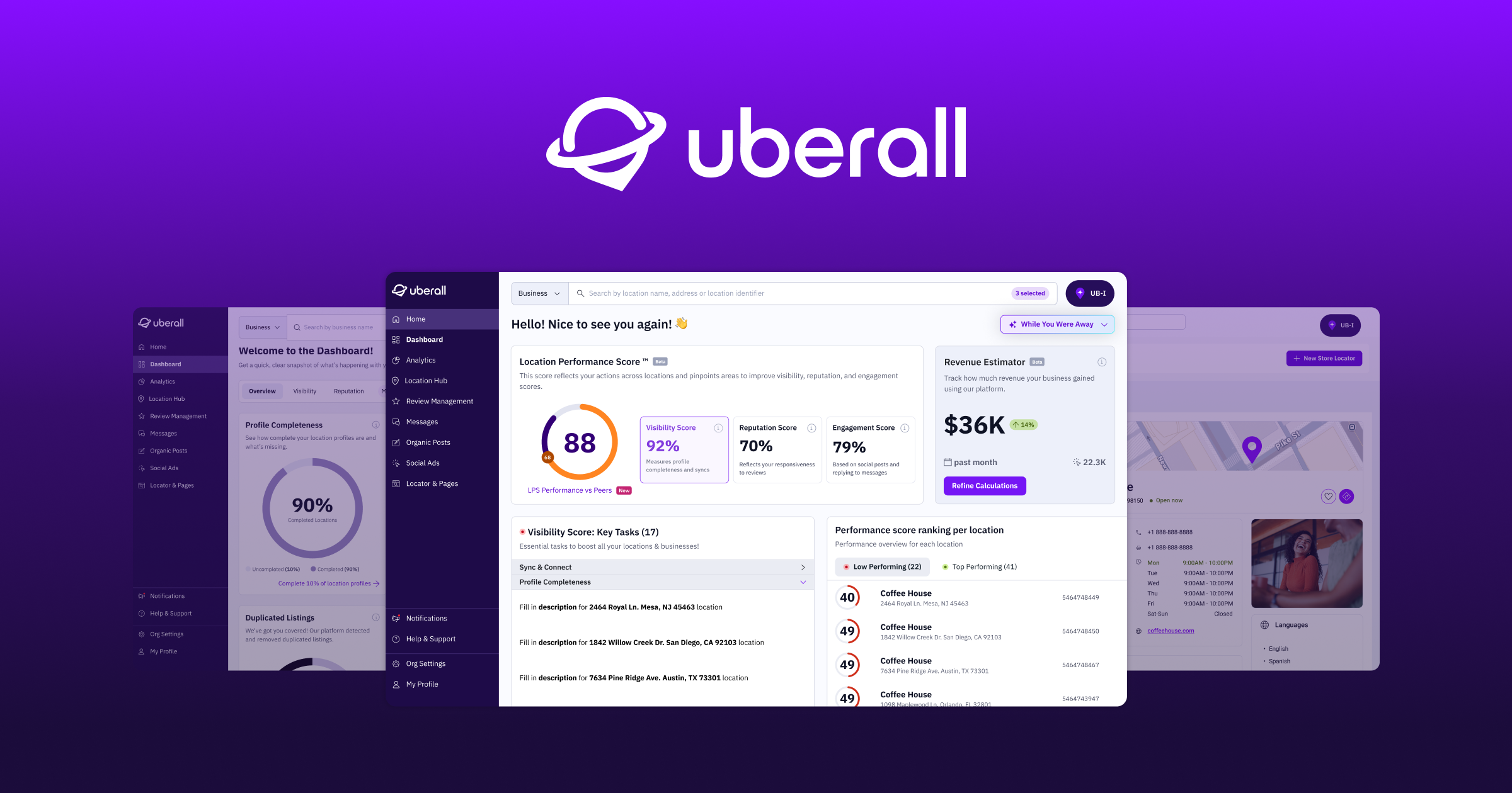Uberall Pricing, Plans & Packages | Uberall