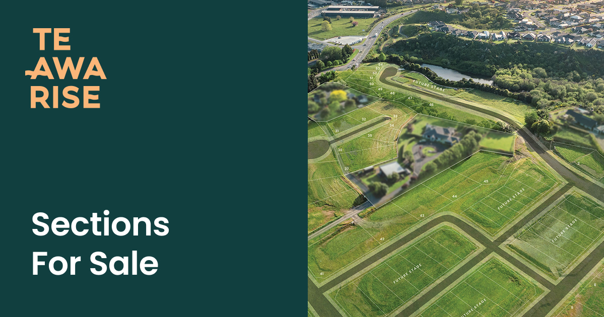 Sections For Sale in Cambridge | Te Awa Rise