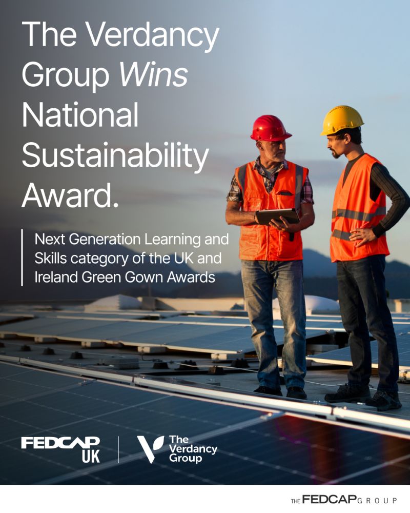 Fedcap’s The Verdancy Group Wins National Sustainability Award in ...