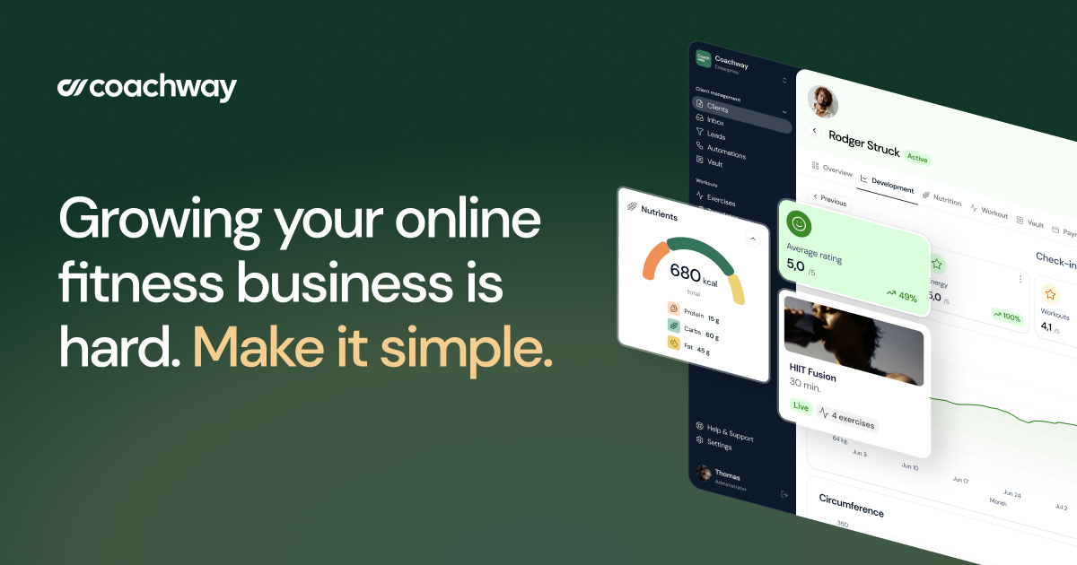 Coachway: client management for online fitness coaches
