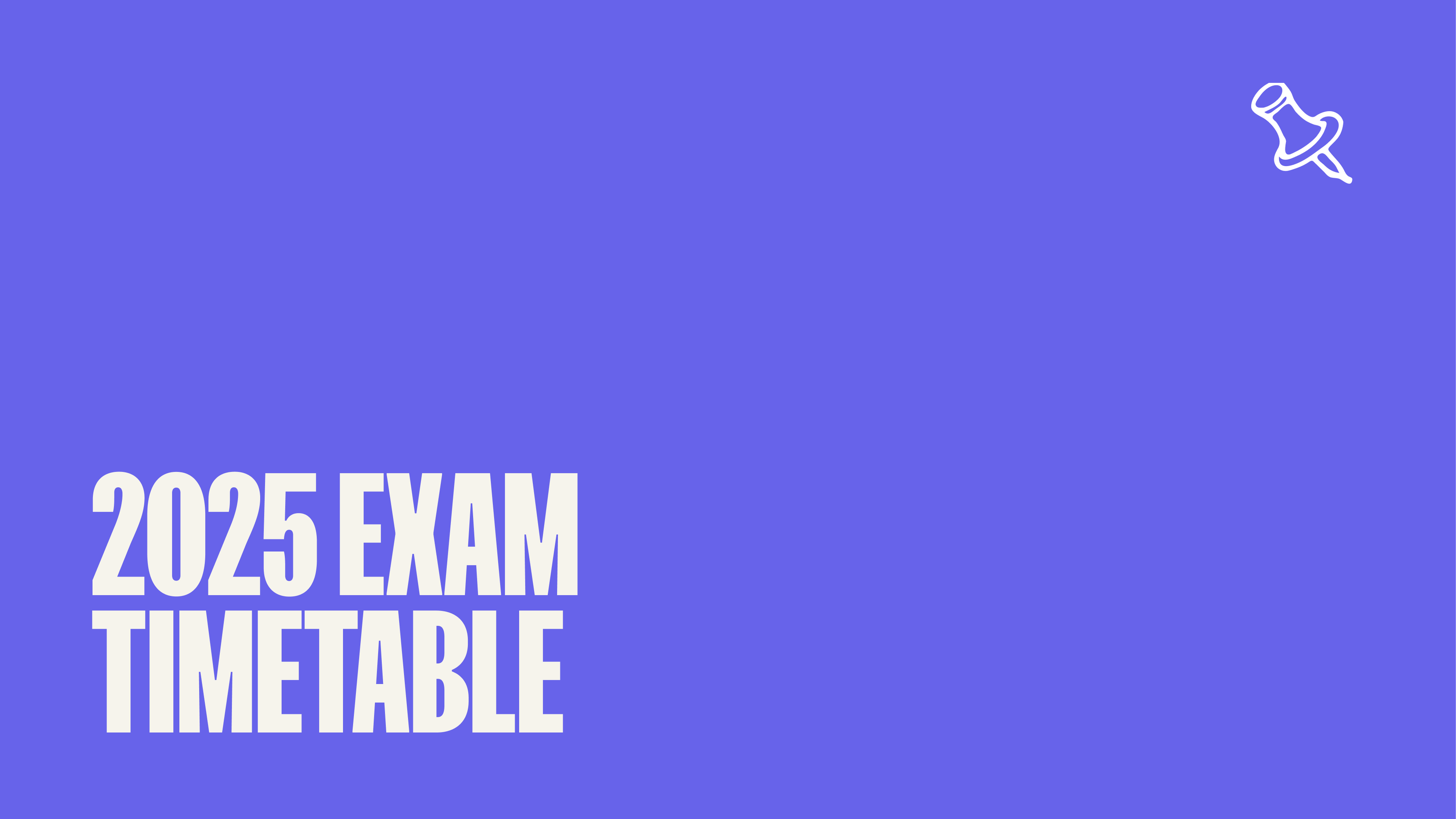 2025 VCE Exam Timetable - Lindsey's VCE Tutoring