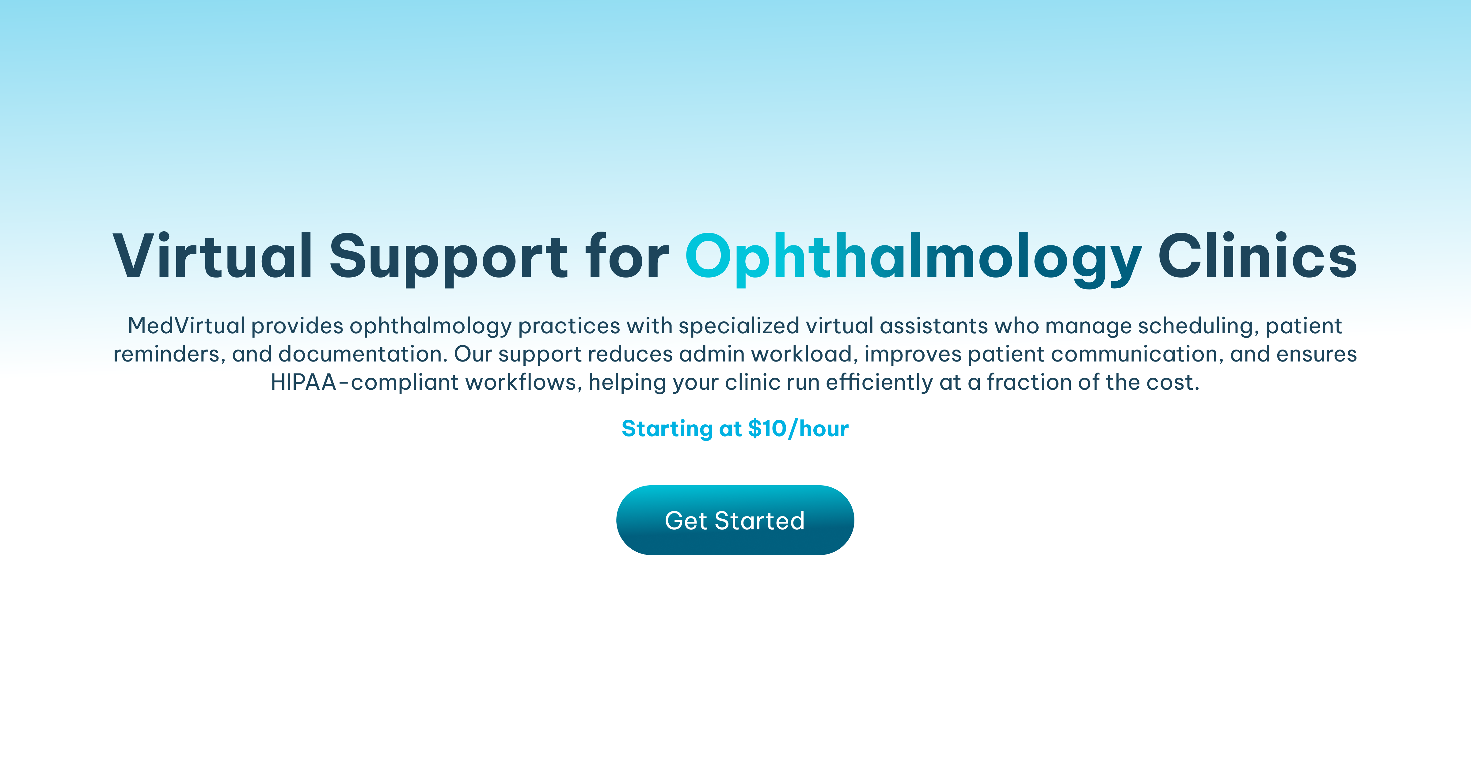 Ophthalmology Virtual Assistants | MedVirtual Support