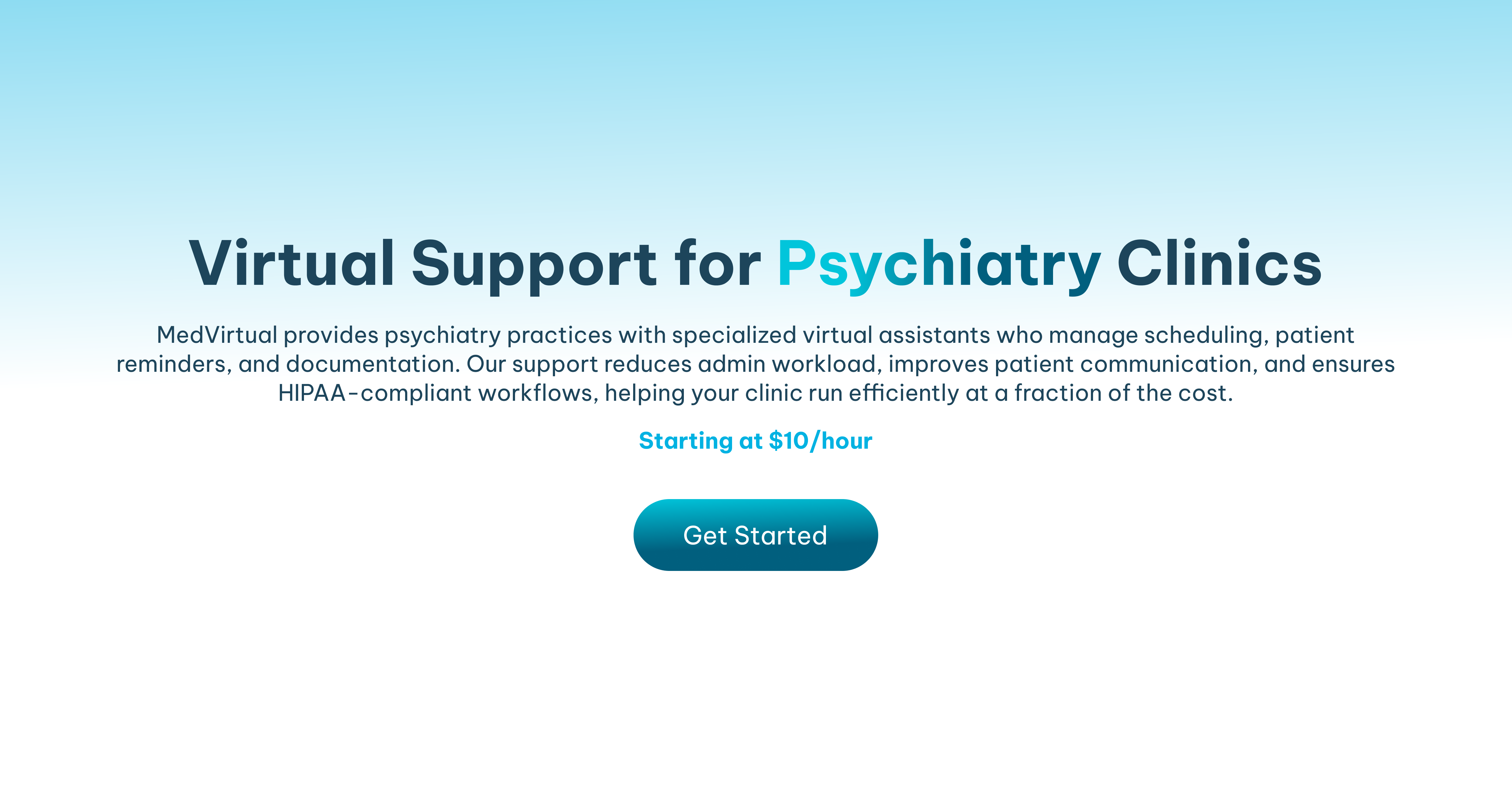 Psychiatry Virtual Assistants | MedVirtual Support