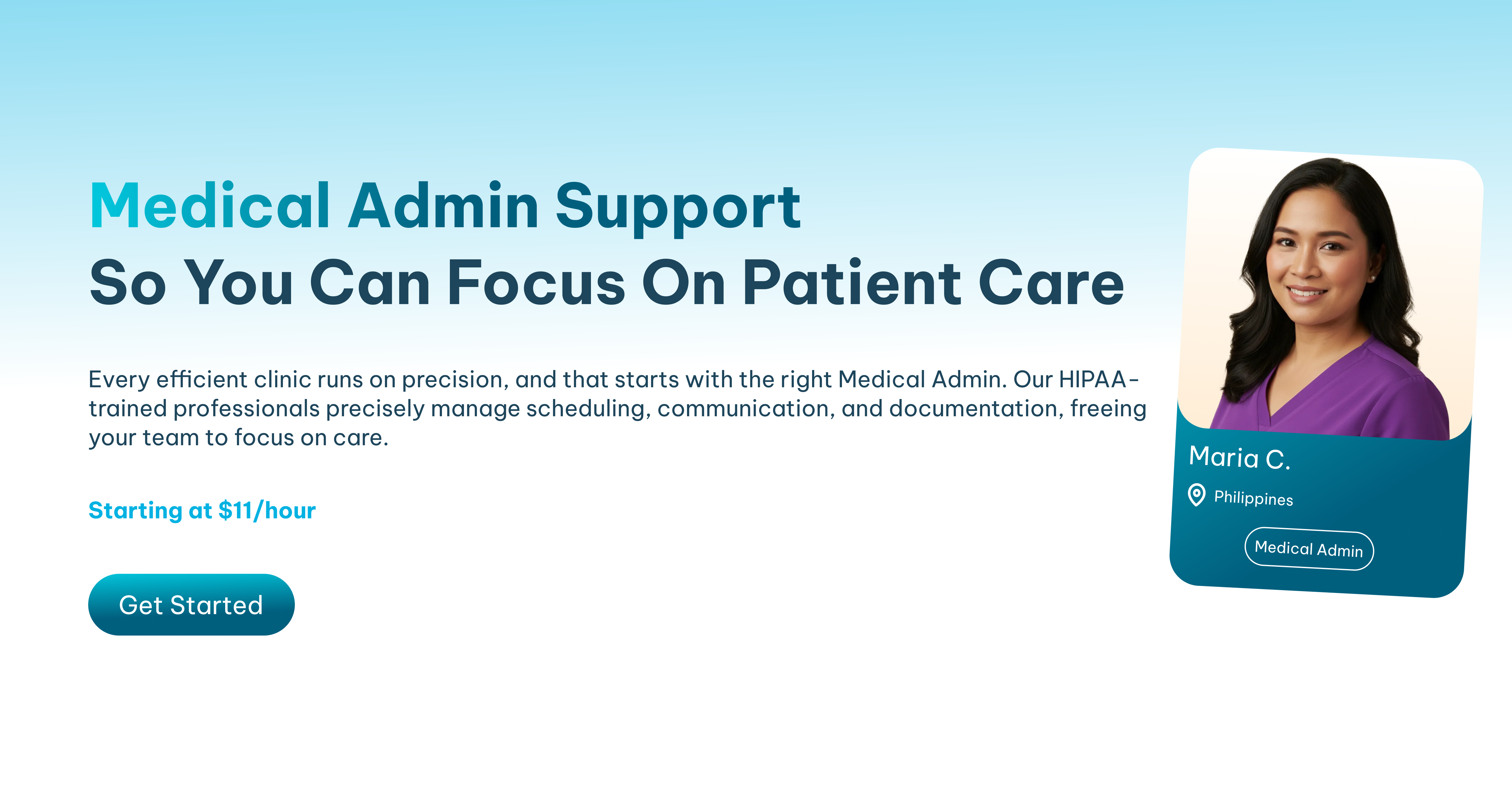 Medical Admin Support | HIPAA-Trained Remote Healthcare Staff for Clinics