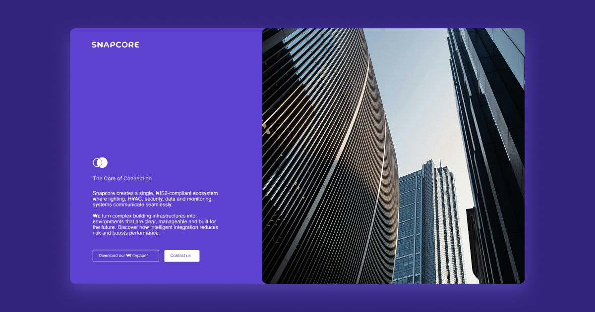 Snapcore | NIS2-Compliant Building Integration
