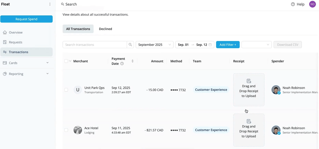 Submitting Receipts in Float | Video Tutorial