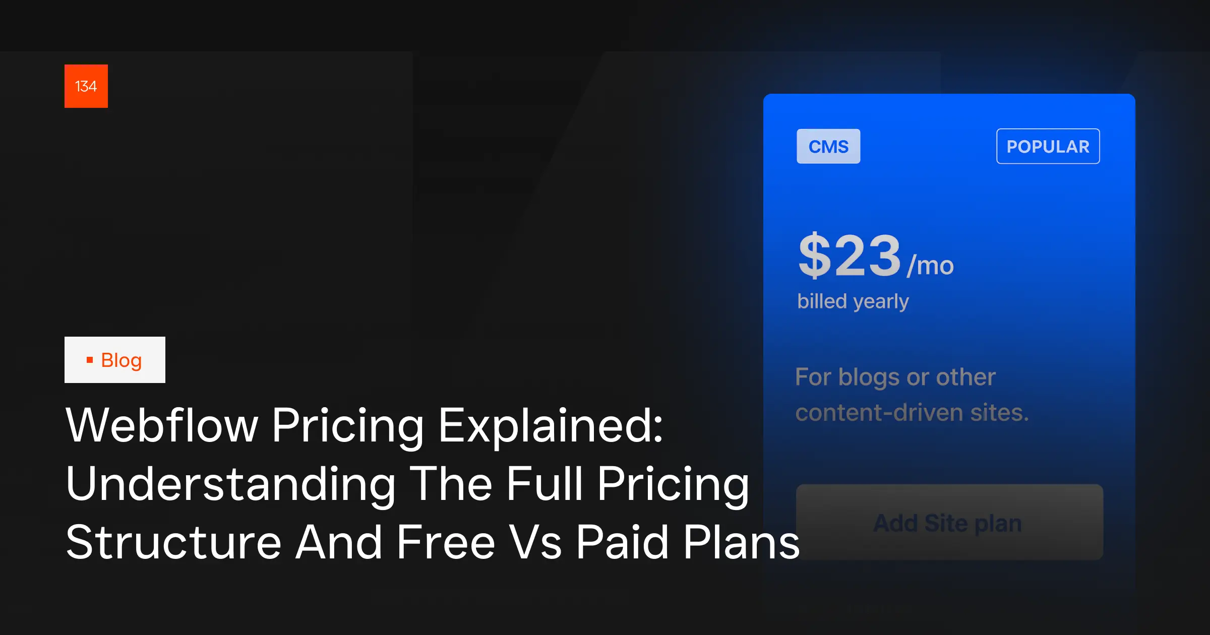 Webflow Pricing Explained: Site Plans, Workspaces & Real Costs