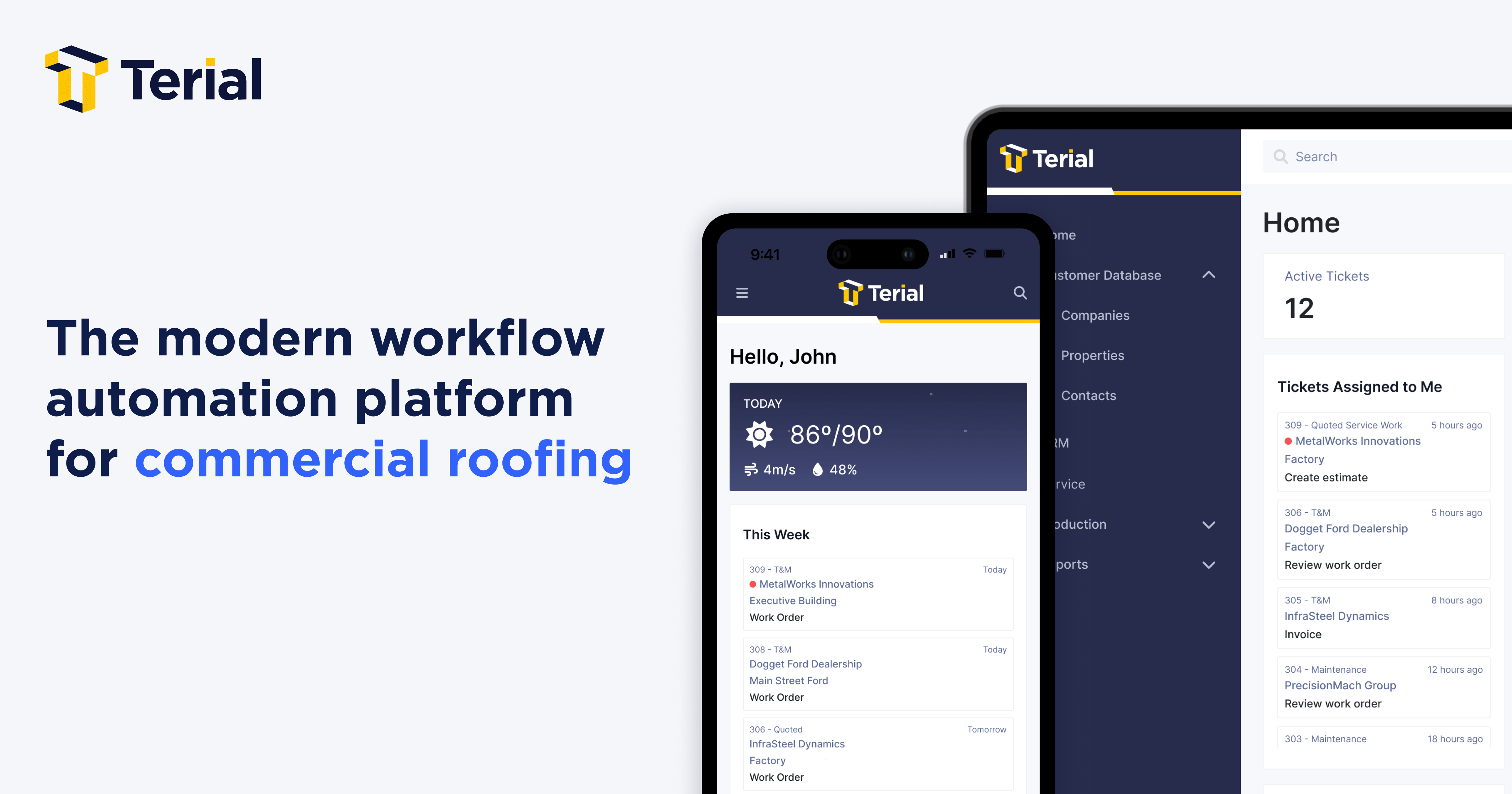 Why Us | Terial | Workflow Automation for Commercial Roofers