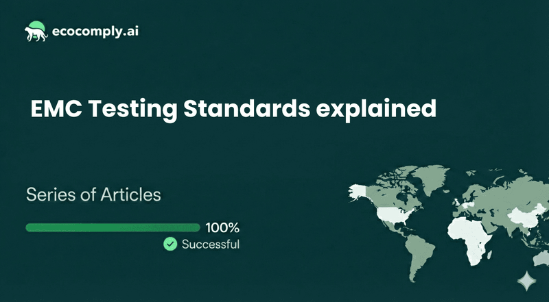 EMC Testing Standards for CE Marking (2026 Guide) | EcoComply