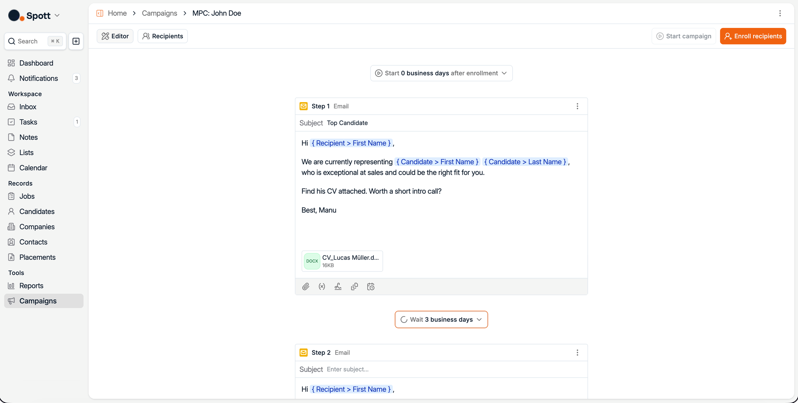 Recruitment Outreach & Campaign Software | Spott