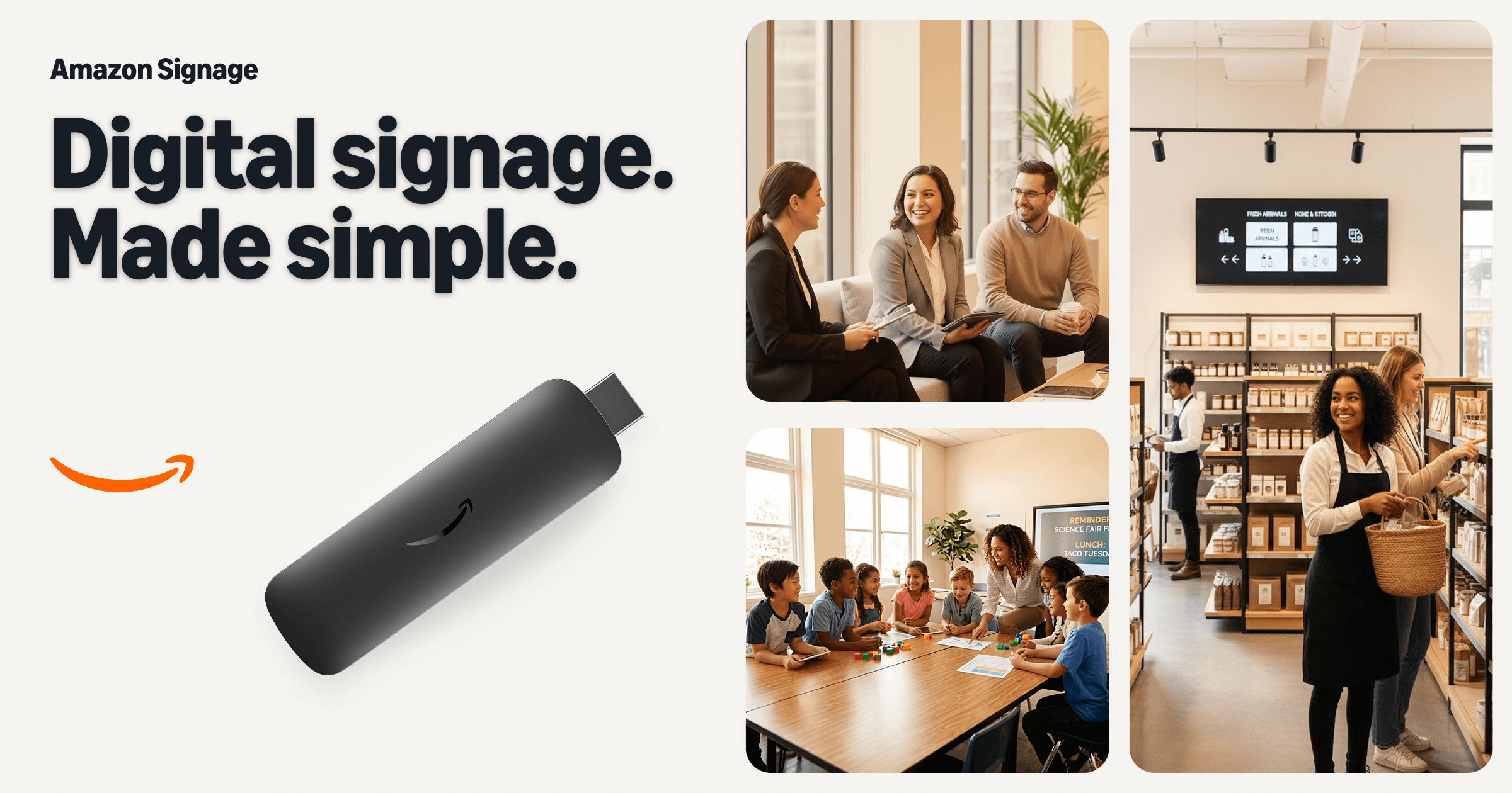 Digital Signage Made Simple - Amazon Signage Stick