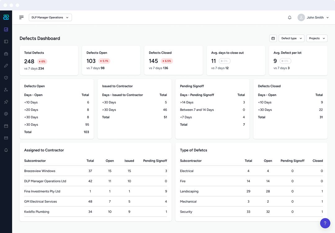 DLP Manager | Automate Post-Construction Defect Workflows